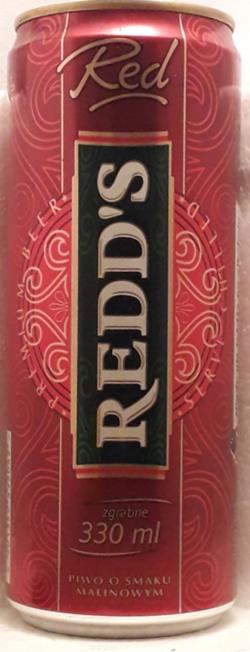 REDD'S-Beer with raspberry flavor-330mL-Poland