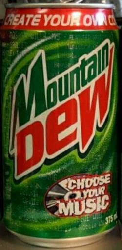 MOUNTAIN DEW Citrus Soda 375mL CREATE YOUR OWN CD Australia